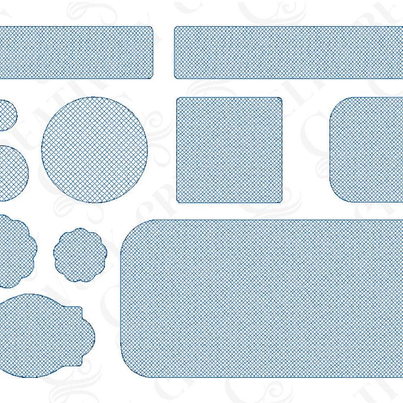 Knockdown Stitch Shape - Etsy