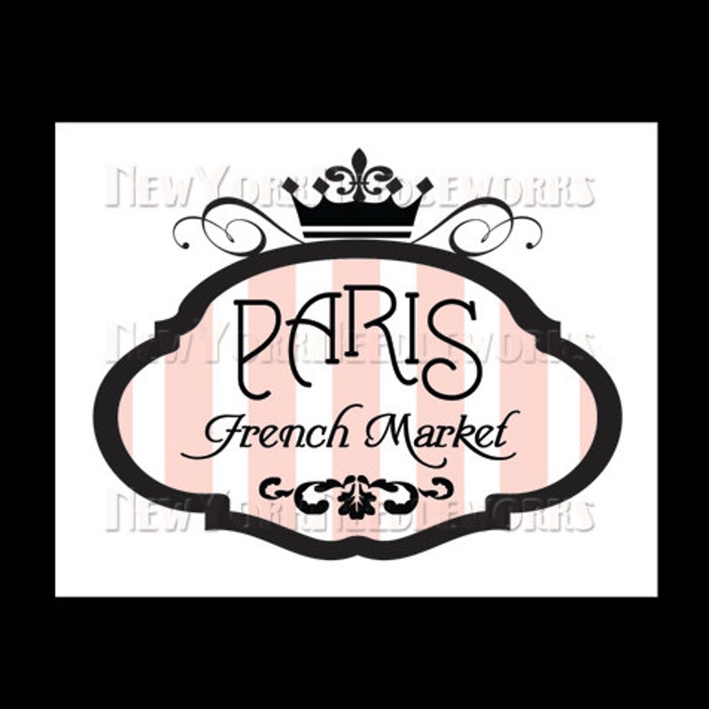 Paris Labels - Etsy