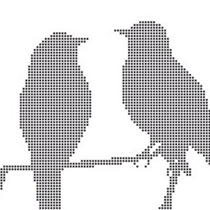 Birds Cross Stitch Birds Silhouettes Birds Pattern - Etsy