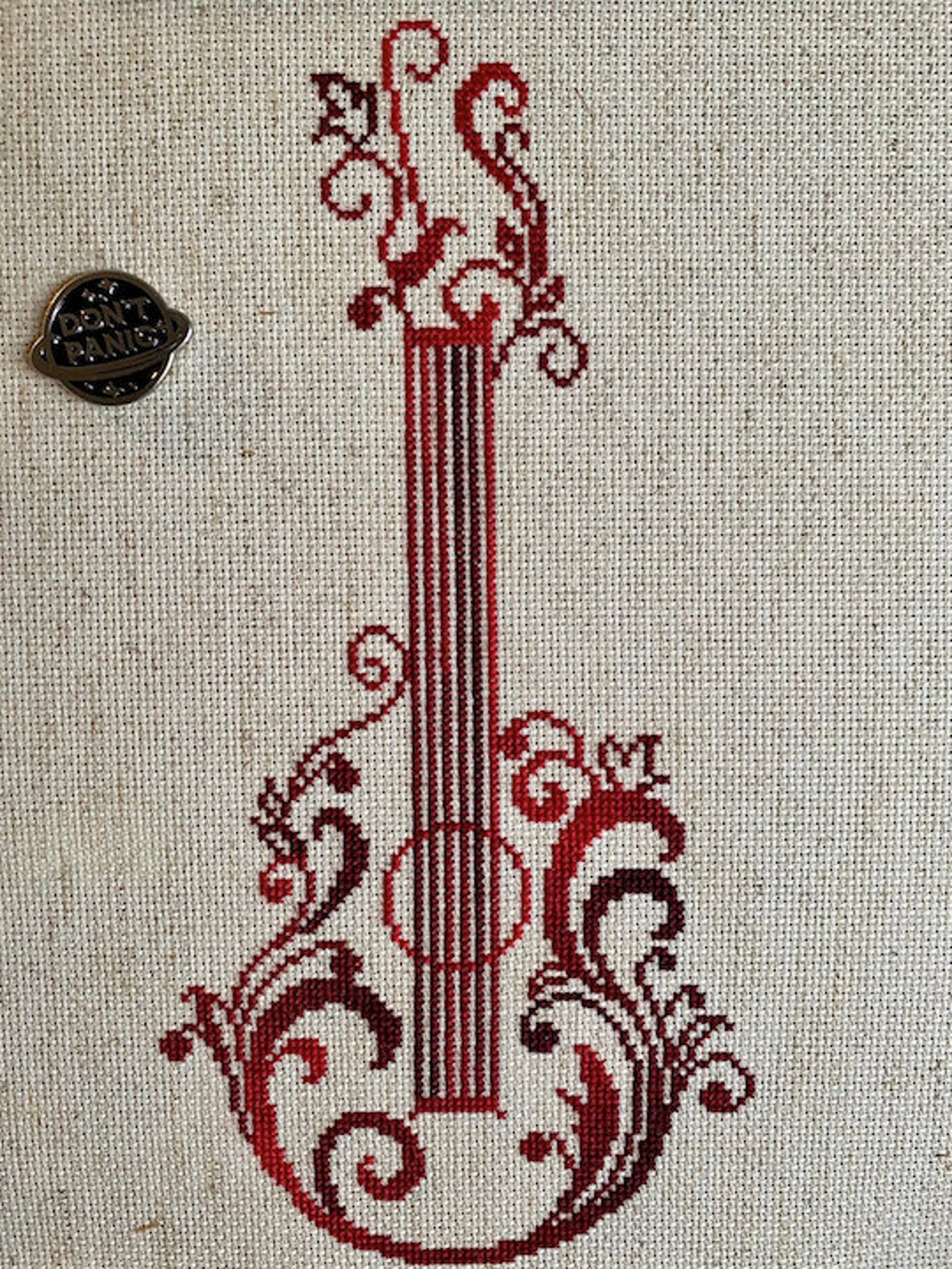 Guitar Silhouette Pattern Guitar Cross Stitch Cross Stitch - Etsy
