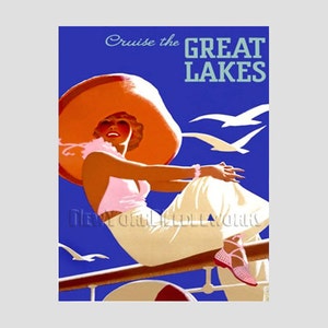 Great Lakes Pattern, Cross Stitch Pattern, Counted Cross Stitch ...