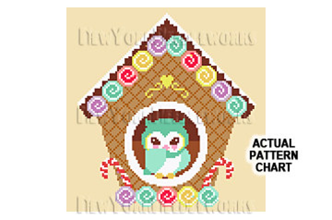 Christmas Owl Cross Stitch Owl Pattern Christmas Cross - Etsy