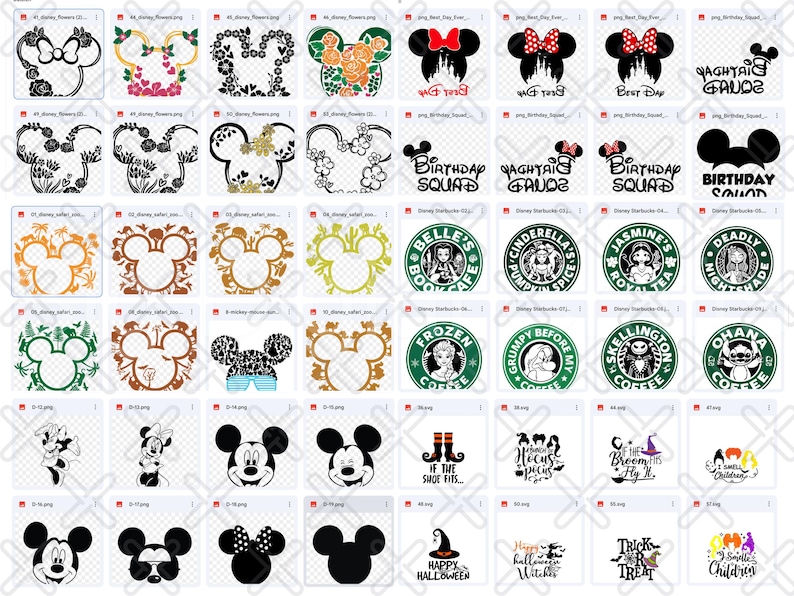 10,000+ Disney SVG Bundle for Cricut, Silhouette (digital Files) - Etsy UK