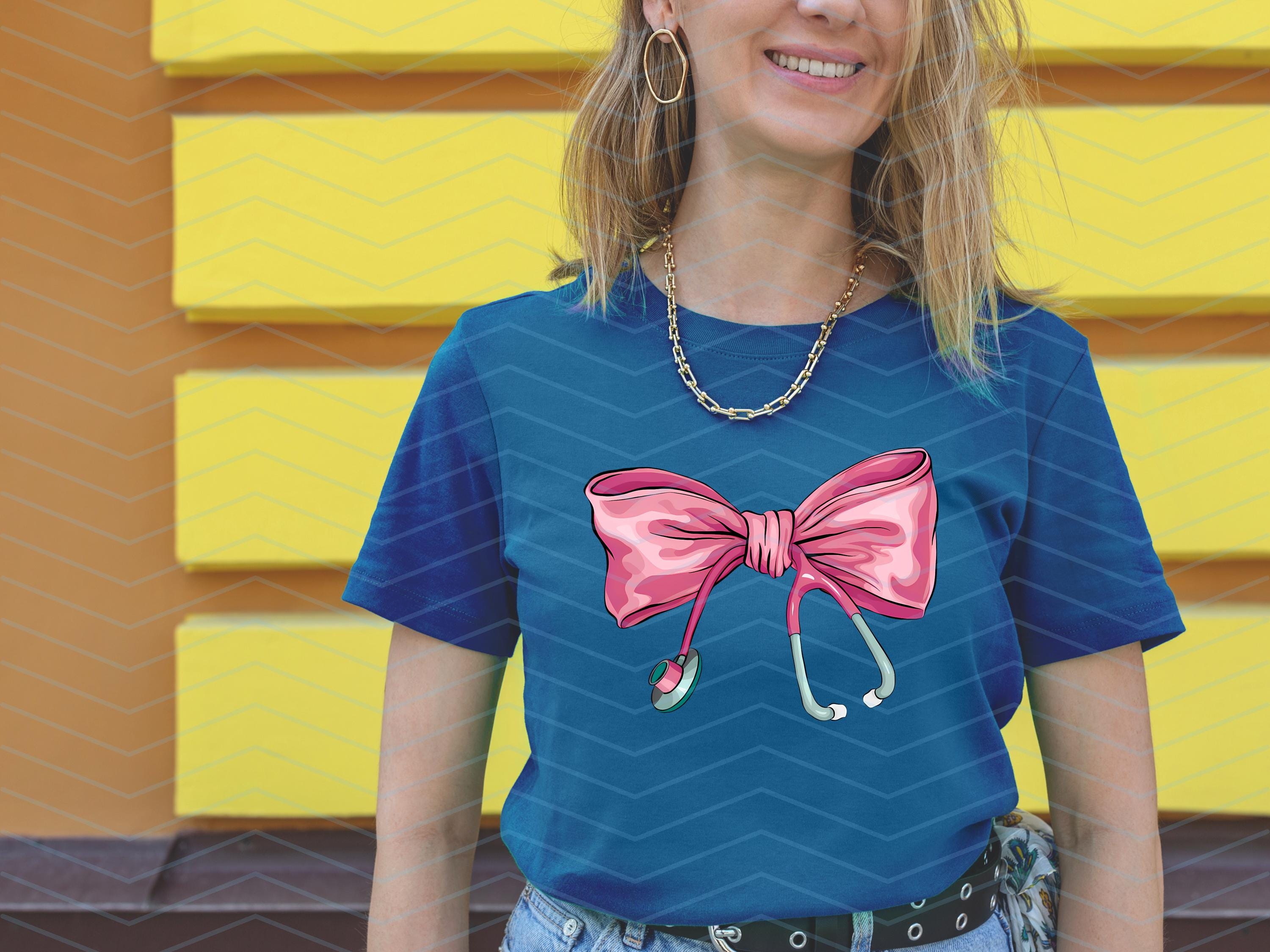 Pink Nurse Bow Svg, Nurse Coquette Png, Nurse Svg,nurse Sublimation ...