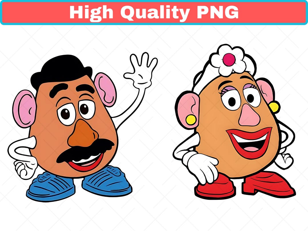 Mr. & Mrs. Potato Head Thanksgiving PNG, Matching Couple Shirt (digital ...
