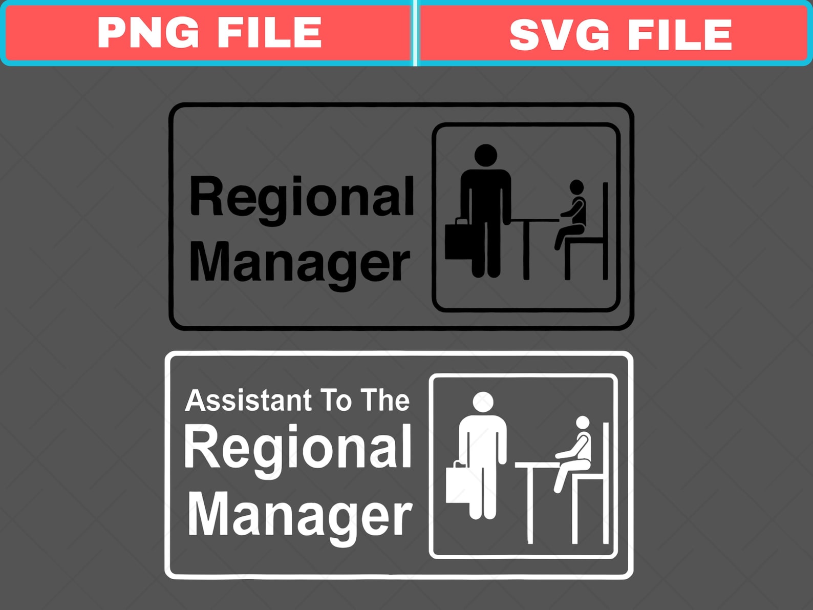 Regional Manager SVG PNG: Matching Family Gift (digital Download) - Etsy