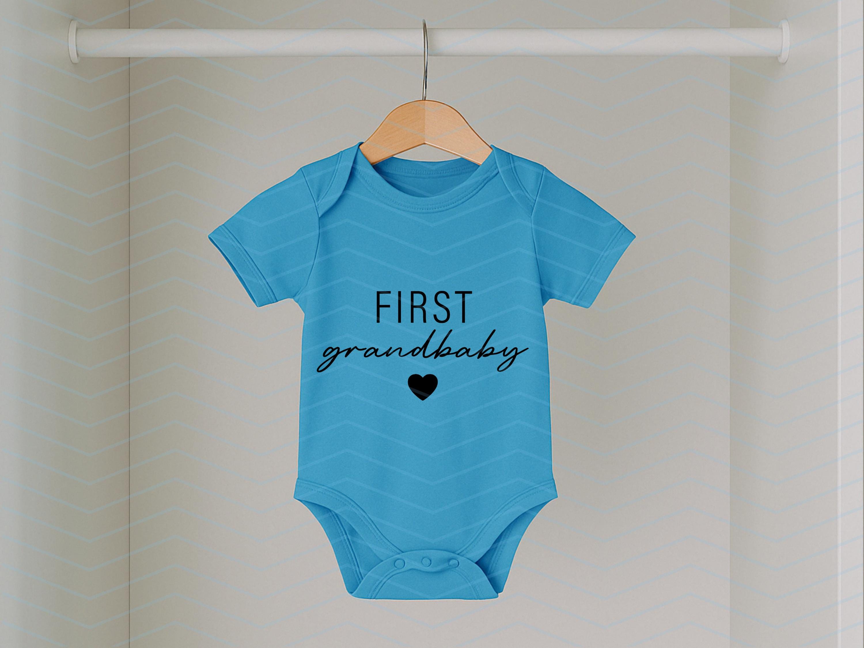 First Grandbaby Onesie SVG, PNG, New Parent Gift (digital Download) - Etsy