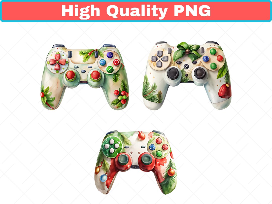 Gamer Christmas PNG, Christmas Game Controller PNG, Christmas ...