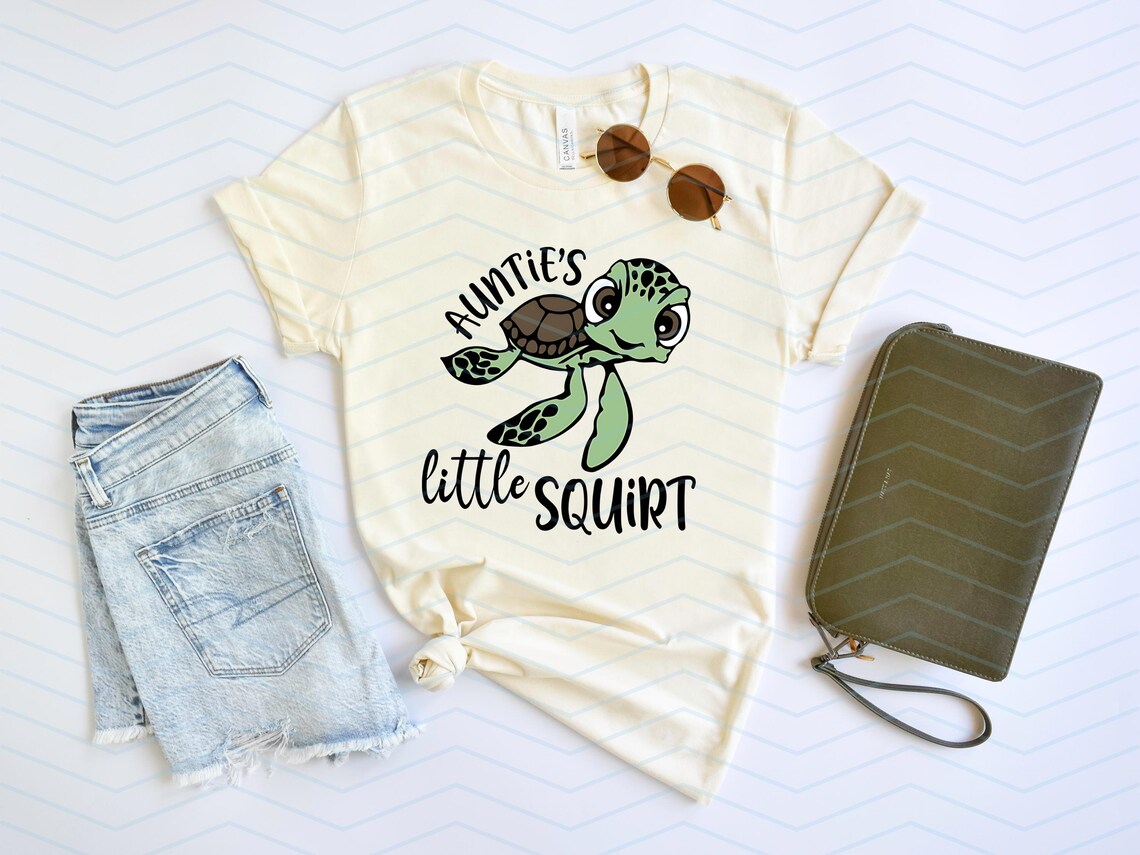 Matching Auntie & Baby Niece SVG PNG: Auntie's Little Squirt (digital ...