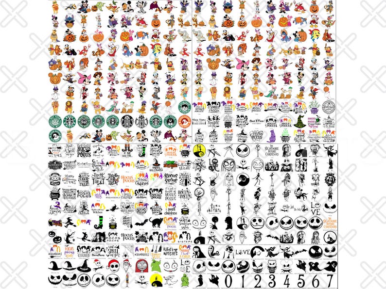 10,000+ Disney SVG Bundle for Cricut, Silhouette (digital Files) - Etsy ...