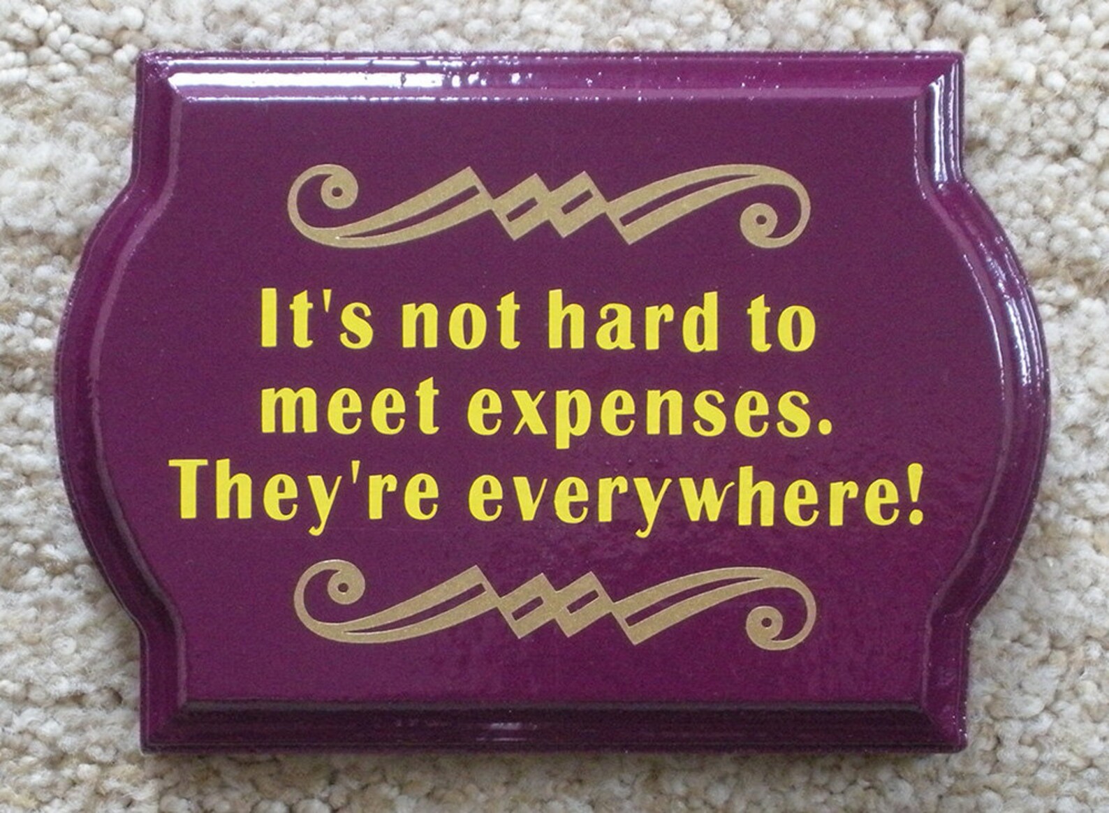 Meeting Expenses Funny Sign - Etsy