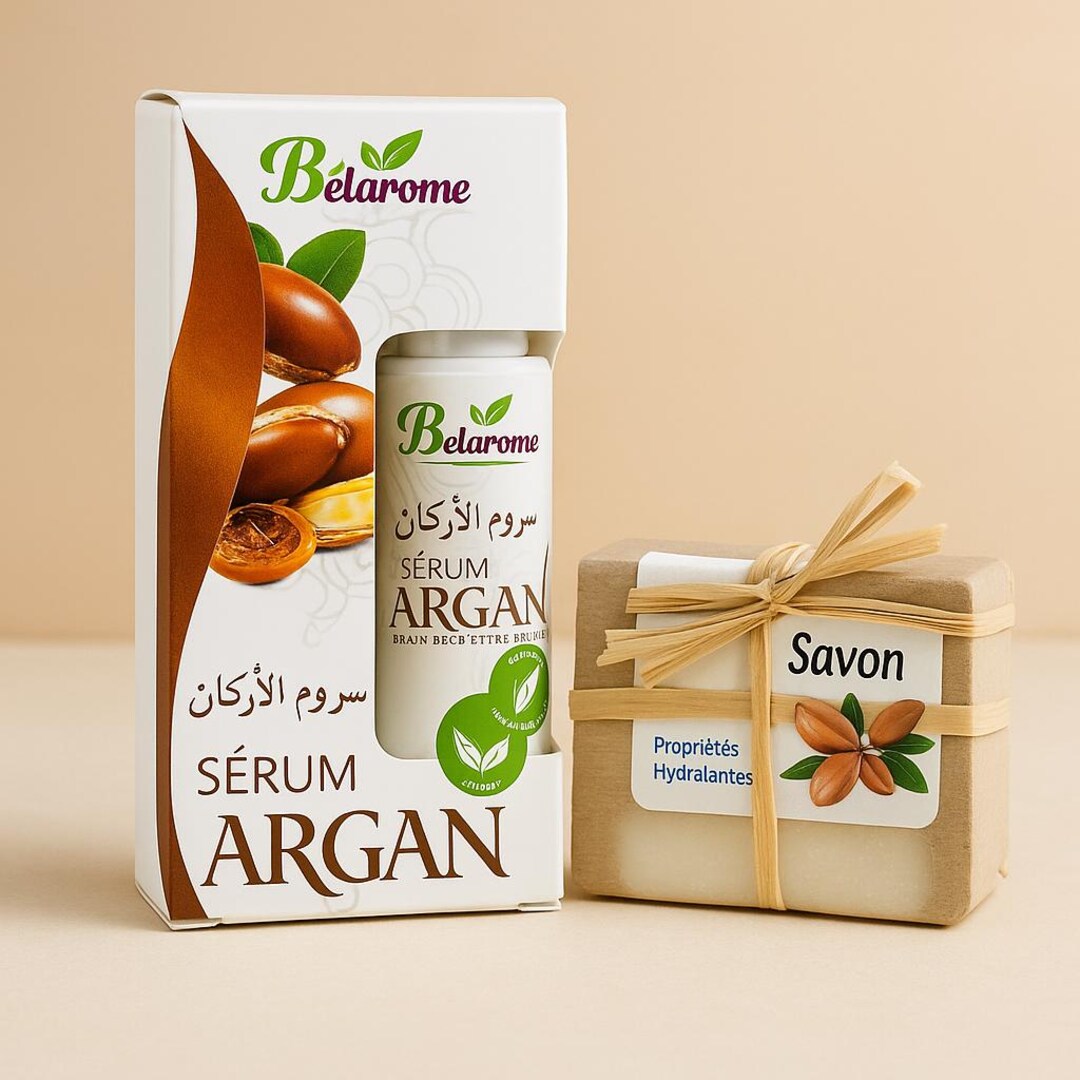 Moroccan Argan Serum & Soap Set – Natural Hydrating Beauty - Etsy