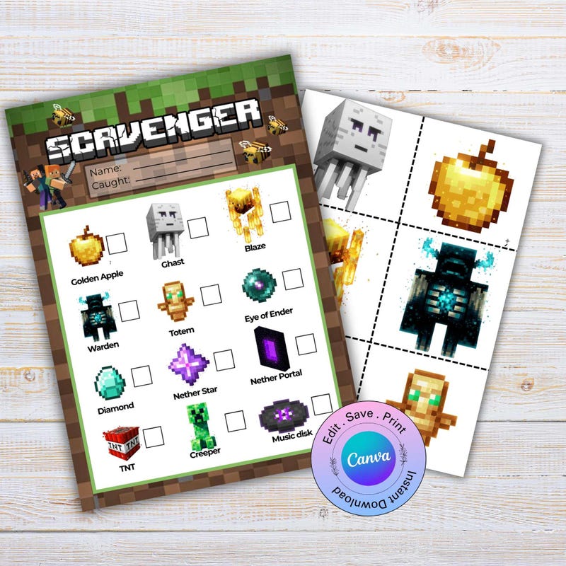 Kids Scavenger Bag - Etsy