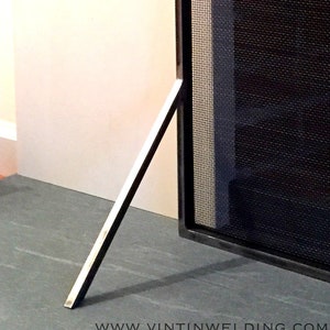 Simple Firescreen With Angled Legs Handmade to Fit Your Fireplace Hand ...