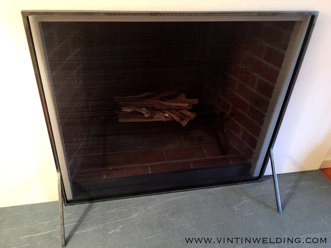 Simple Firescreen With Angled Legs Handmade to Fit Your - Etsy