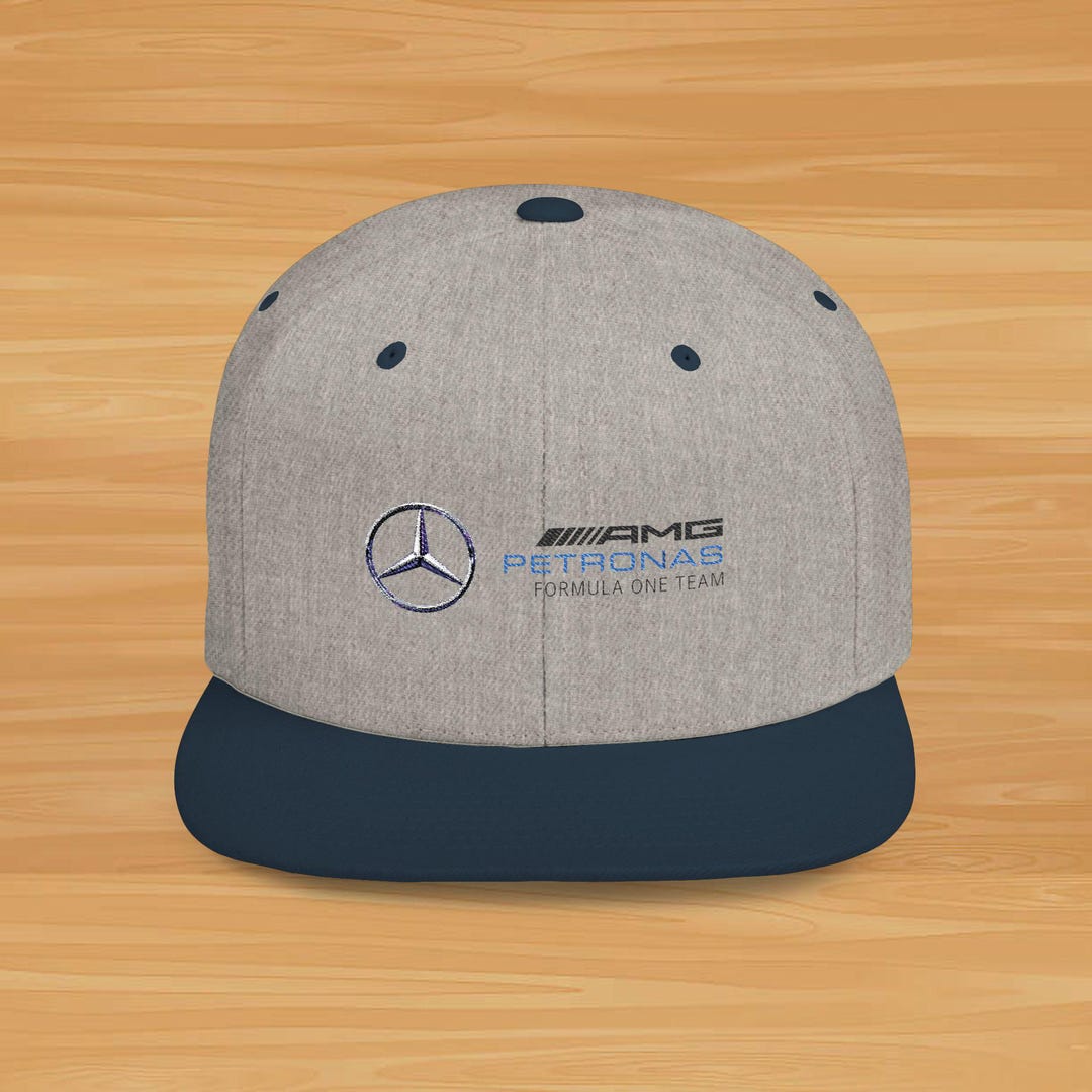 Merc-benz Inspired AMG Petronas Formula One Team Flat Bill Snapback ...