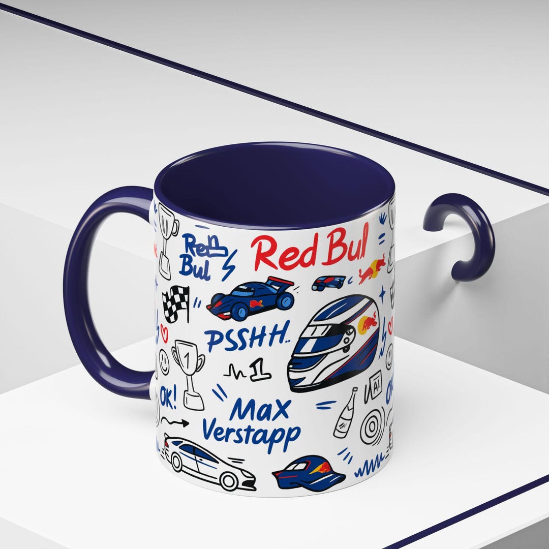 Racing Bull Inspired, Formula Racing Mug, Verstappen Coffee Cup ...