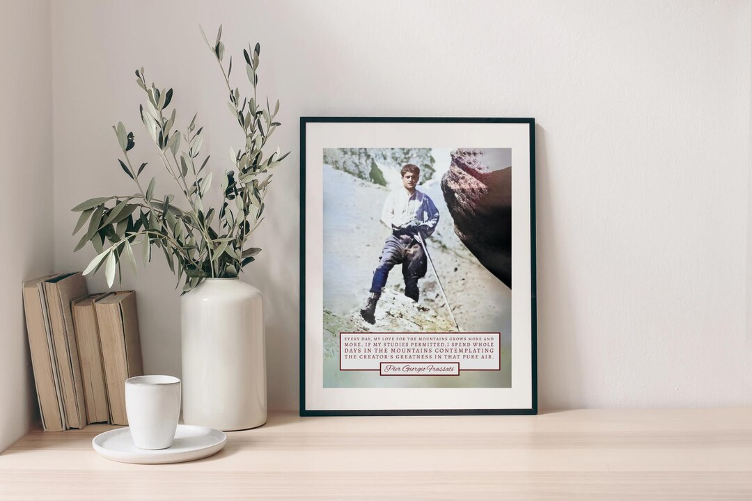 Bl. Pier Giorgio Frassati Catholic Inspirational Quote | Vintage ...
