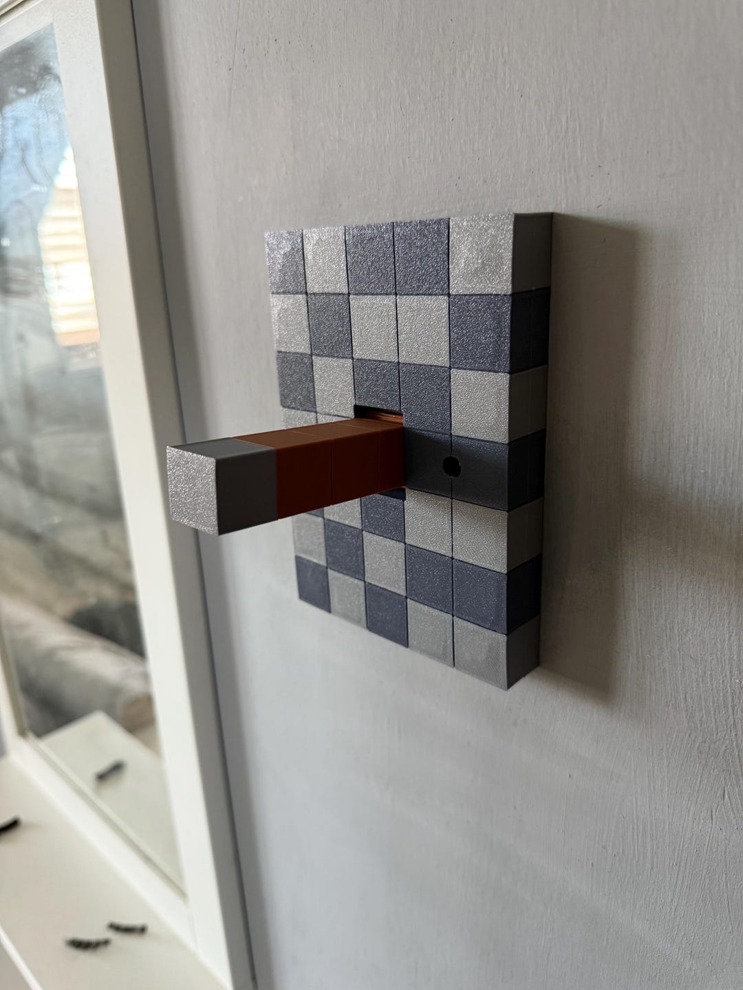 Minecraft Inspired Lever Light Switch Cover – 3D Printed Gamer Room ...