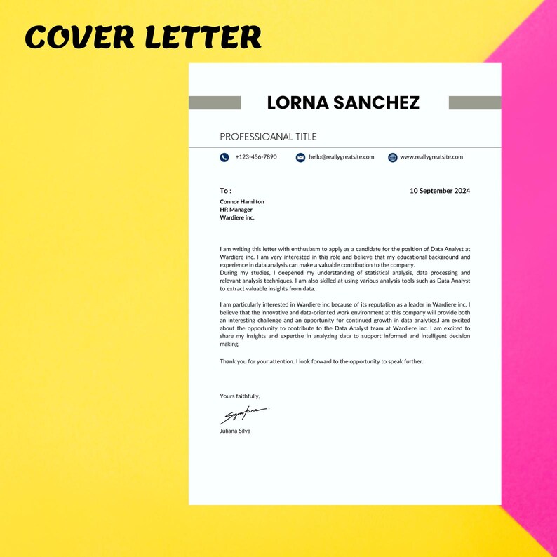 Professional Resume Template ATS Optimization for Microsoft Word and ...