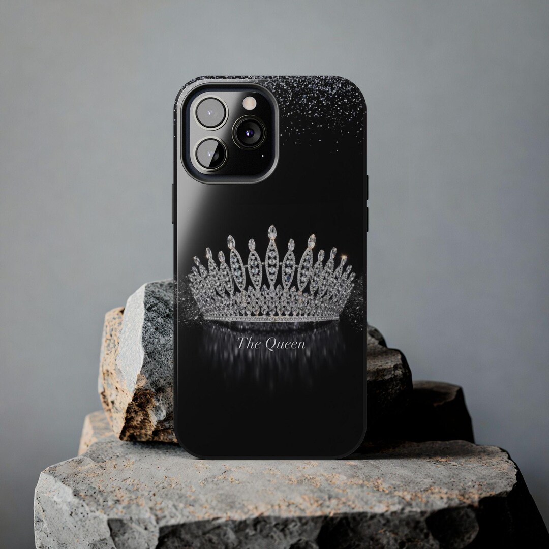 Crystal Crown the Queen Phone Case | iPhone Protective Case - Etsy