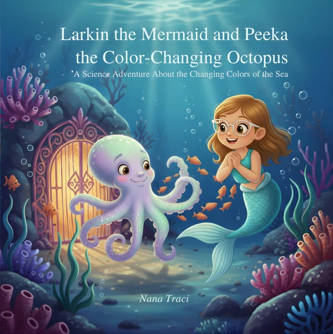 Mermaid & Color-changing Octopus STEM Kids' Book • Ocean Adventure - Etsy