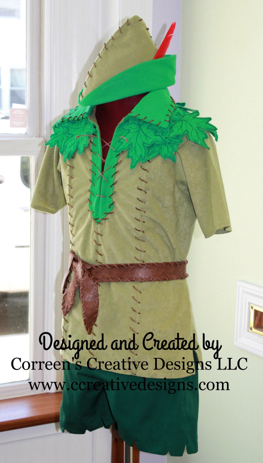 Peter Pan Parade Style Costume Adult Peter Pan Costume Mens | Etsy