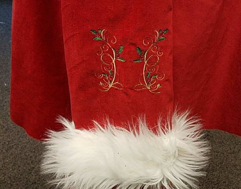 Santa Claus Suit Professional Santa Costume Velvet Santa | Etsy