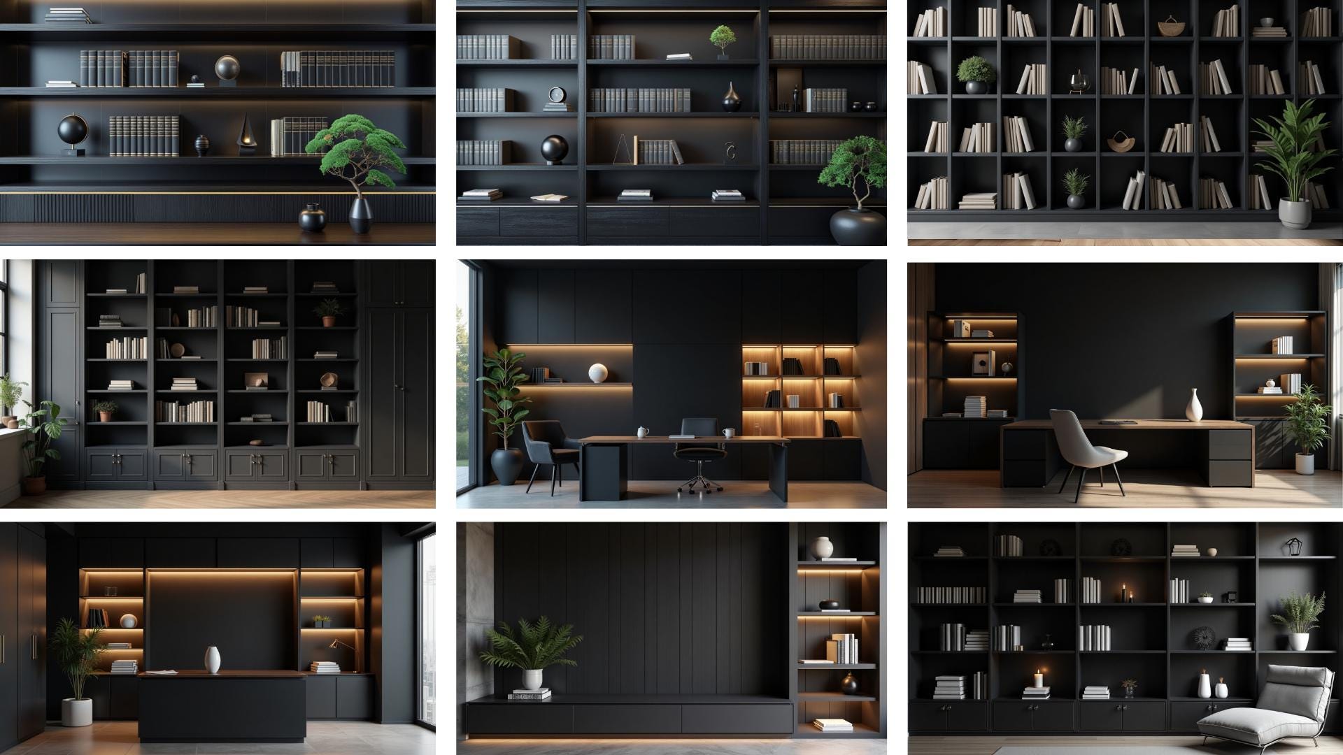 35 Home Office Backdrop Virtual Background Images Dark Modern Office ...