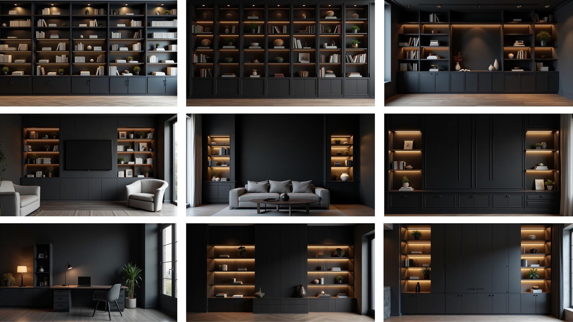 35 Home Office Backdrop Virtual Background Images Dark Modern Office ...