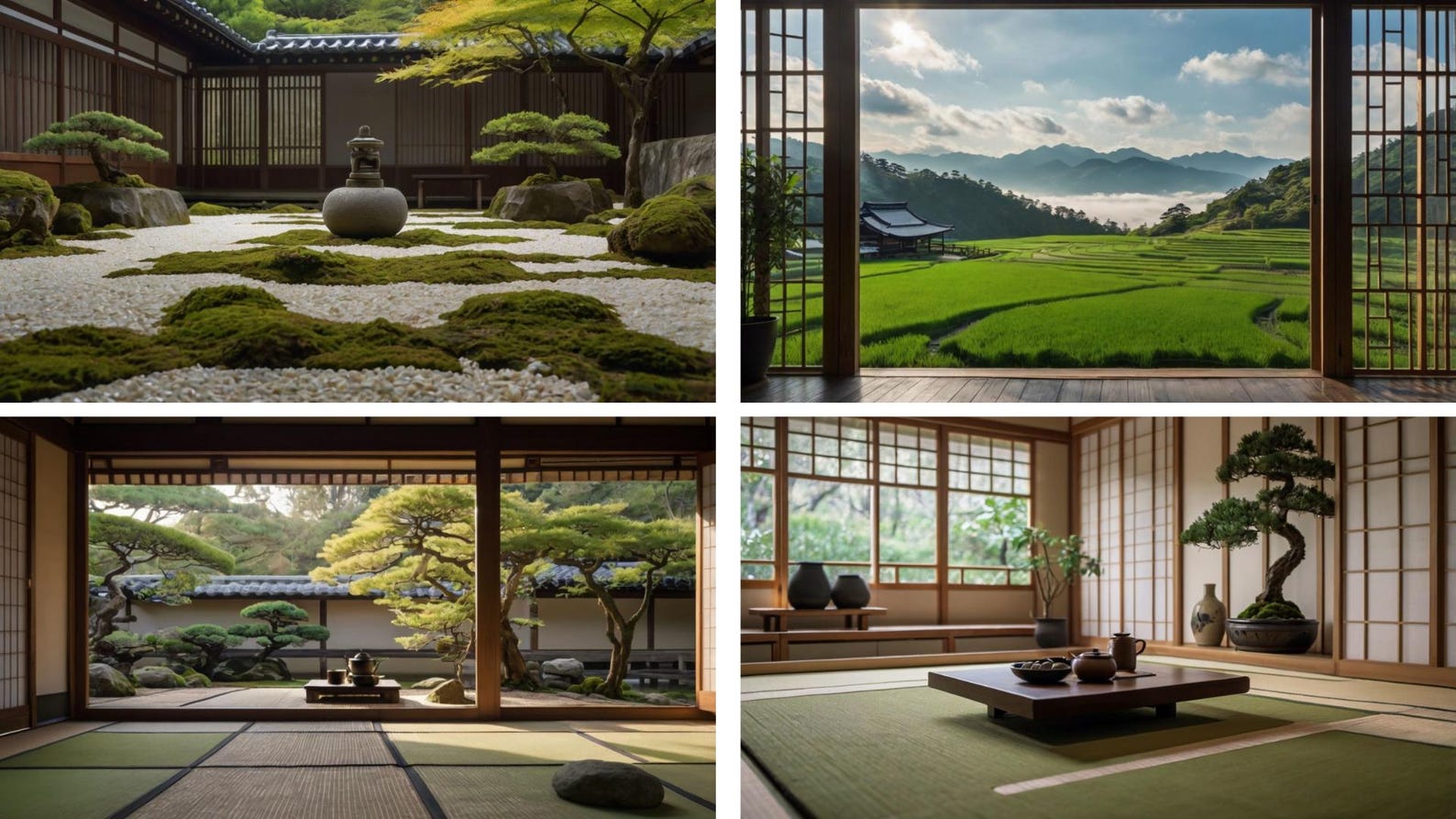 10 Japanese Zen Garden Zoom Background Serene Home Office Virtual ...