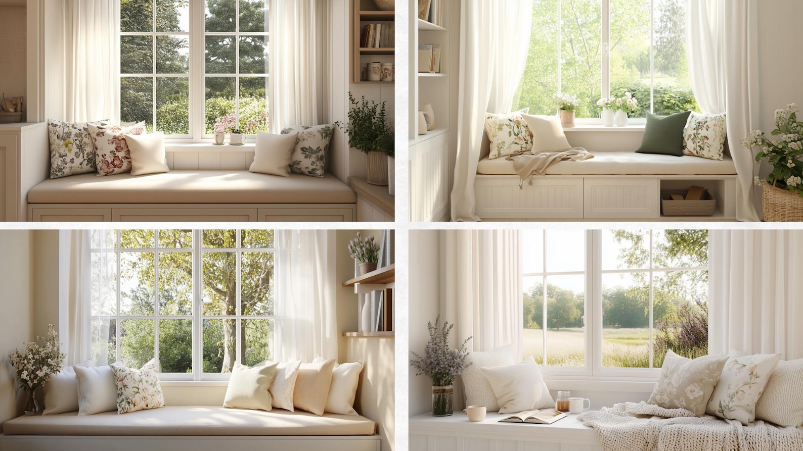 10 Cozy Virtual Background Zoom Teams Window Seat Reading Nook Home ...
