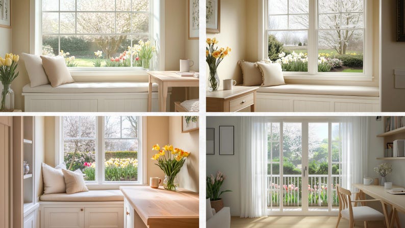 10 Spring Garden Zoom Background Virtual Office Backdrop Microsoft ...