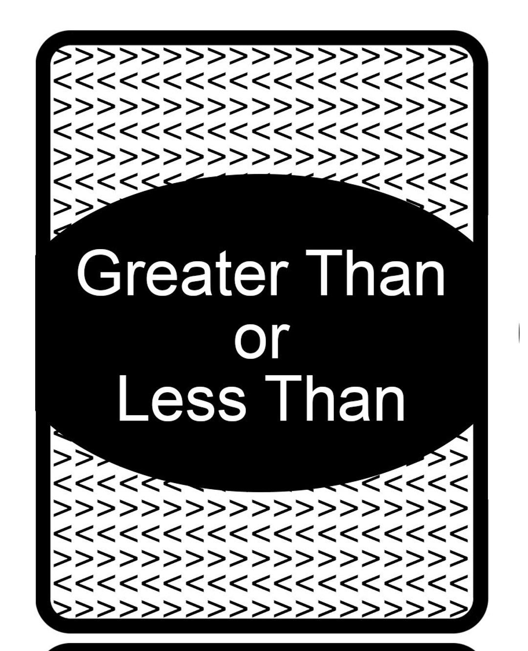 Printable Greater or Less Cards - Educational - Busy Bag Math Cards ...