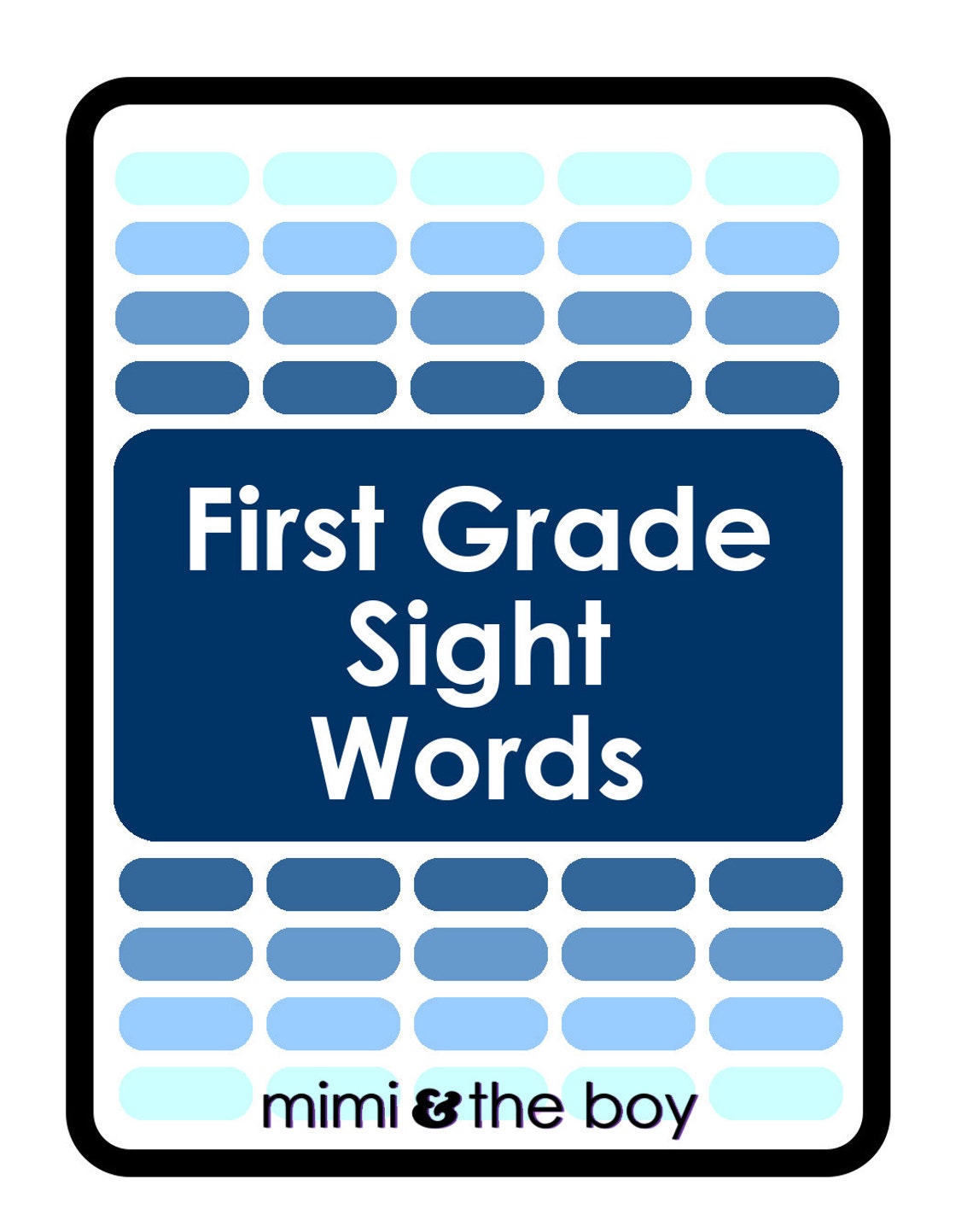 Printable 1st Grade Sight Word Cards Educational Busy Bag - Etsy