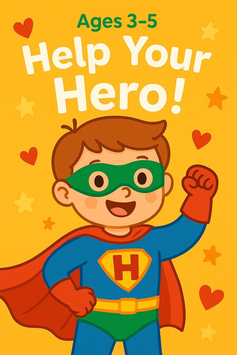 Help Your Hero! | Printable Superhero Activity Book for Kids | Coloring ...