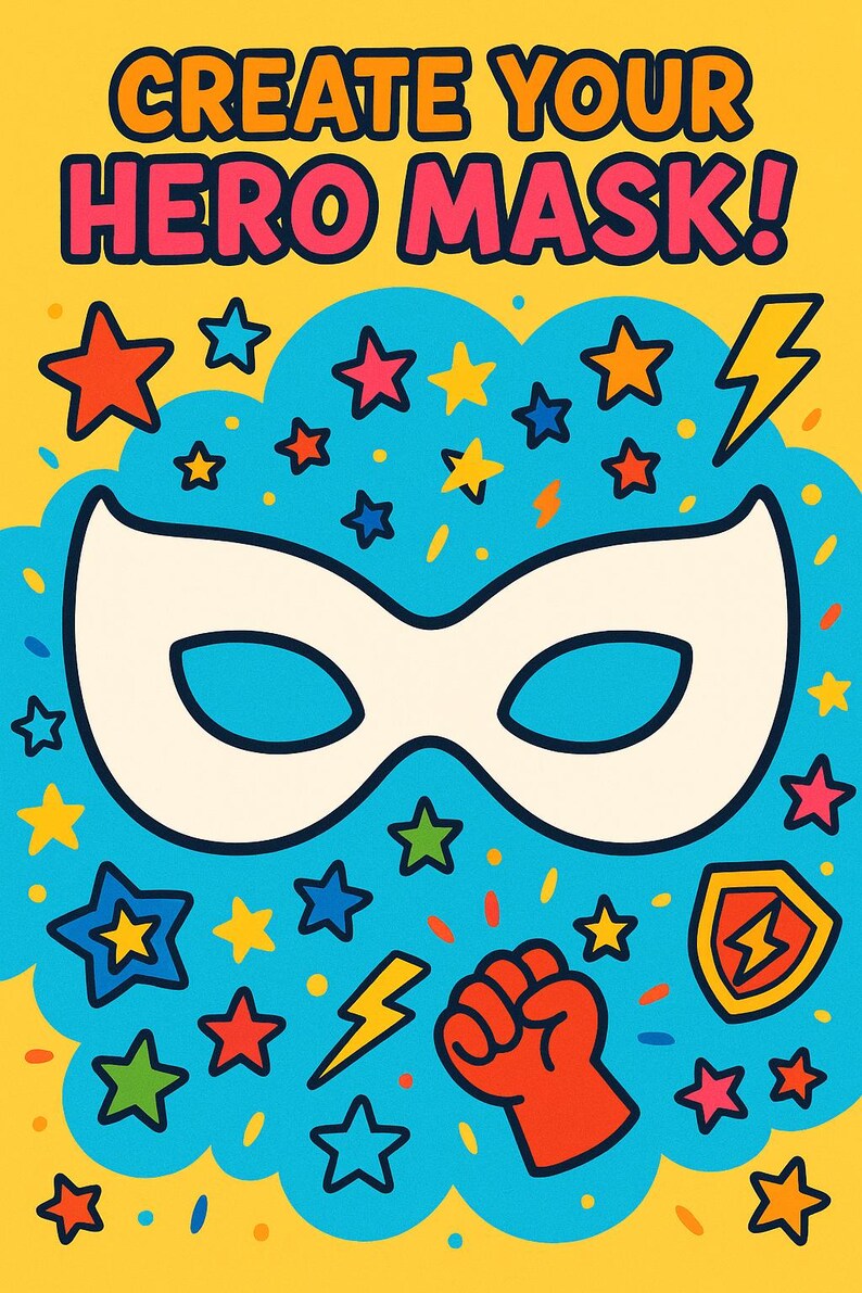Help Your Hero! | Printable Superhero Activity Book for Kids | Coloring ...