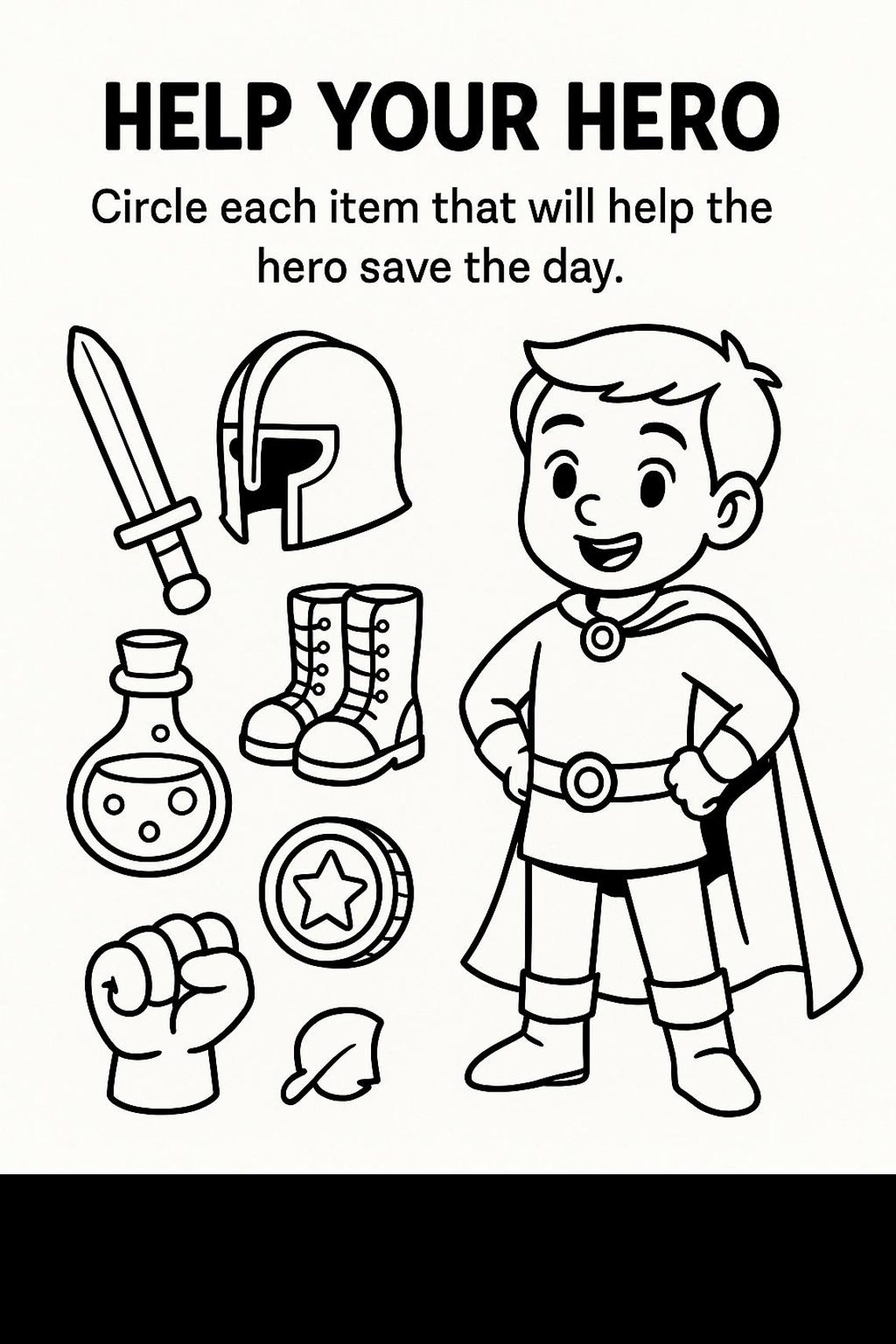 Help Your Hero! | Printable Superhero Activity Book for Kids | Coloring ...