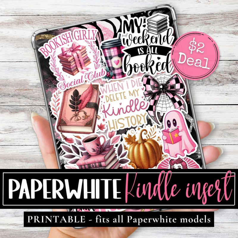 Printable Kindle Insert - Etsy