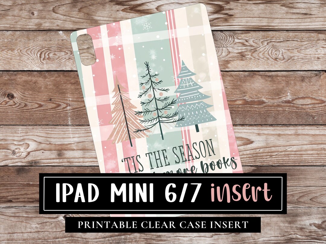 PRINTABLE iPad Mini 6 or 7 Case Insert | ‘tis the Season | Boho Winter ...