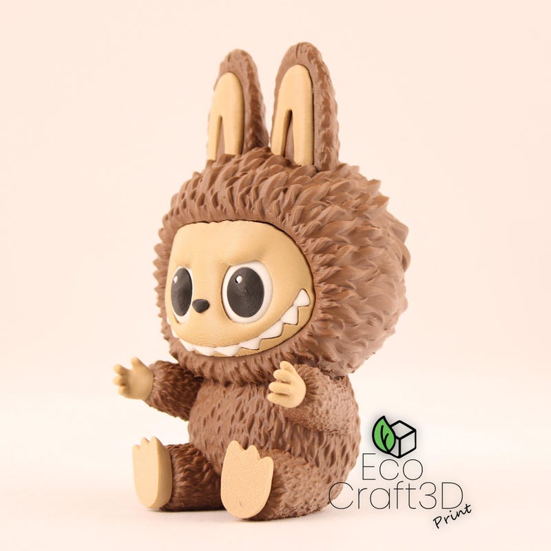 Pink and Yellow Labubu - Etsy