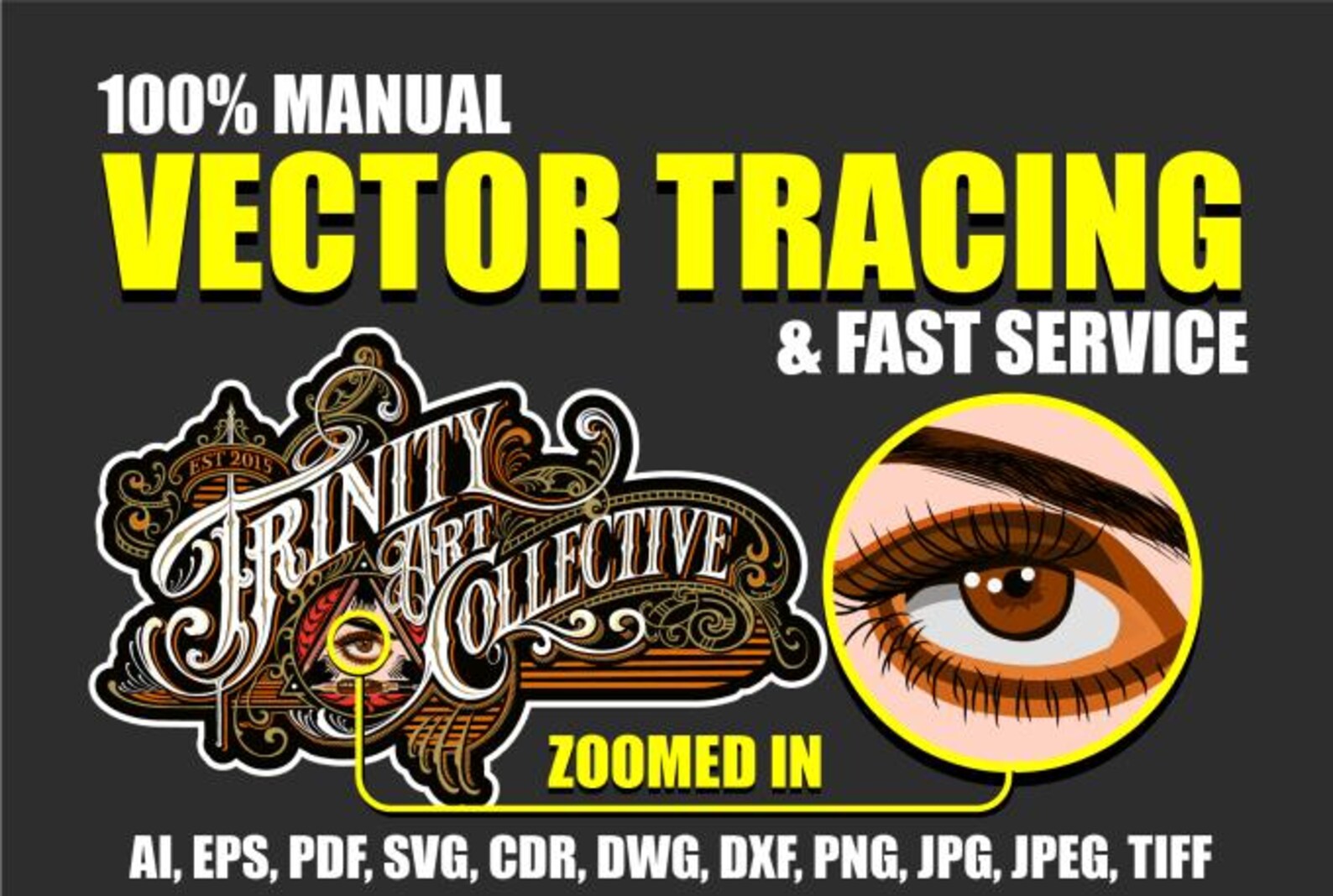 I Will Do Vector Tracing, Replicate, Logo to Vector, Image to Vector - Etsy
