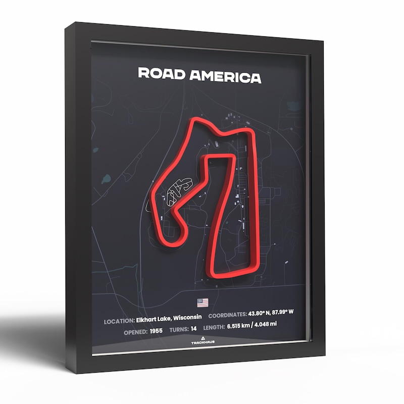 Race Track America Map - Etsy