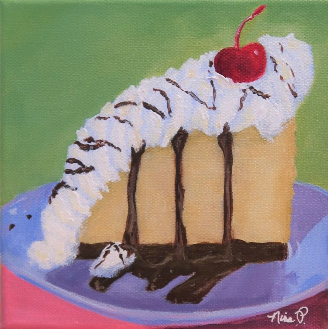 GW Mud Pie Painting, Dessert Painting, Pie Painting, Food Painting ...