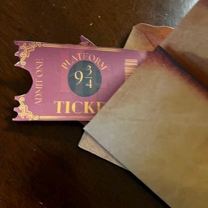 Harry Potter Birthday Party Event Hogwarts Express Tickets - Ministry ...