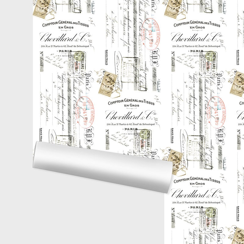 French Script Paper - Etsy