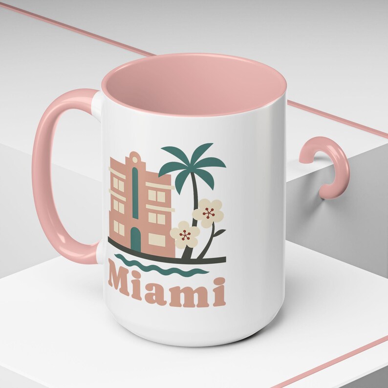 Art Deco Miami Mug – South Beach Souvenir, Florida Gift - Etsy