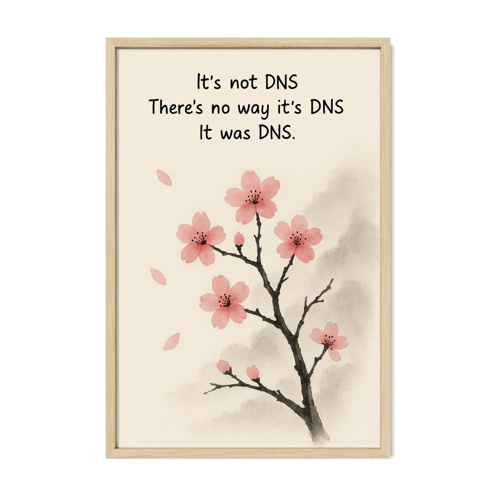 DNS Haiku Poster – Funny IT Support Art Print - Etsy