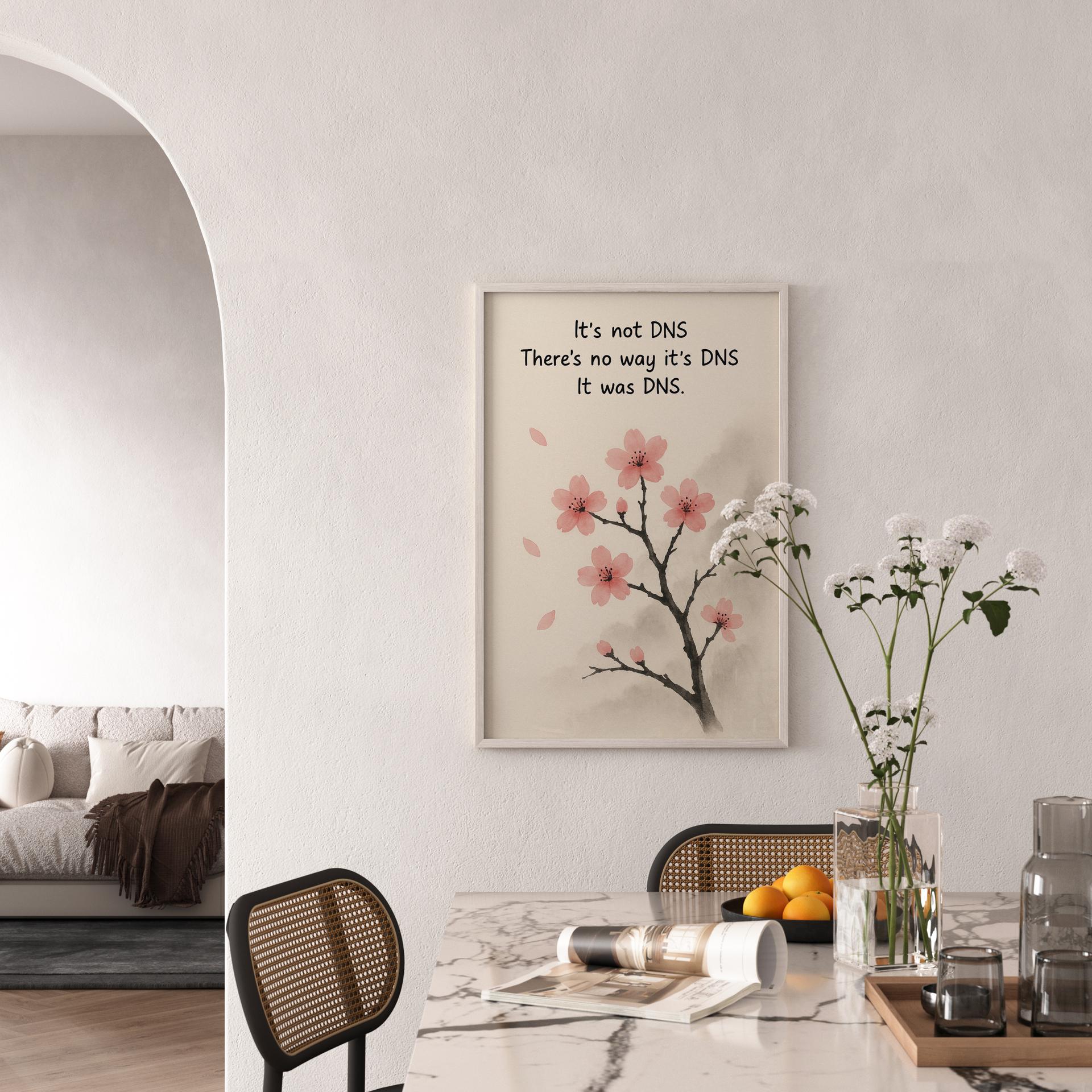 DNS Haiku Poster – Funny IT Support Art Print - Etsy