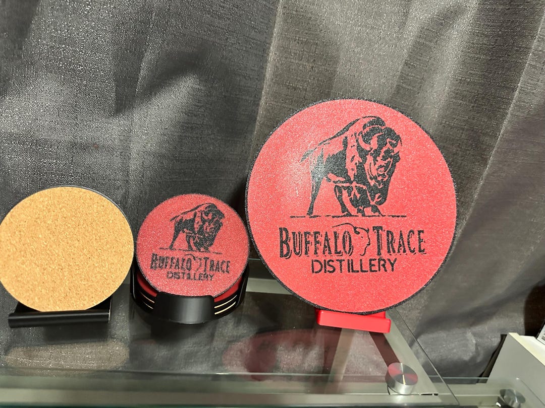 Buffalo Trace Bar Sign and Coaster Set - Etsy